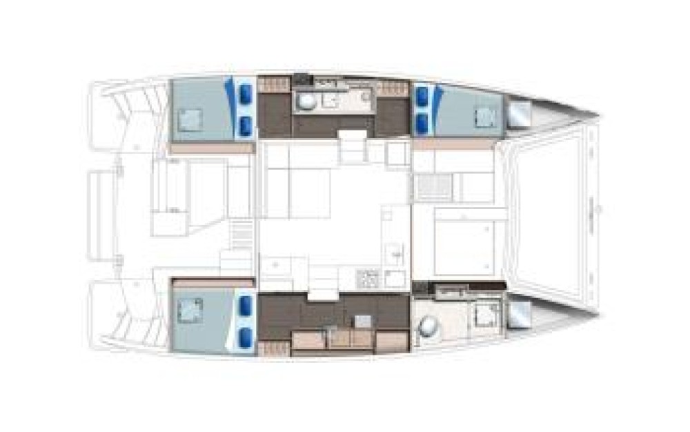 Ficha técnica Leopard 40 | SamBoat